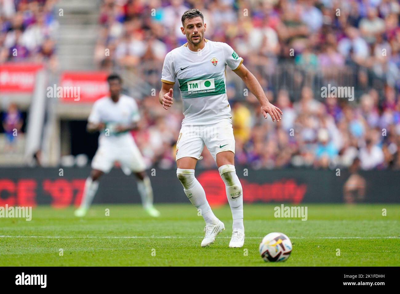 Lucas Boye of Elche CF during the La Liga match between FC Barcelona ...