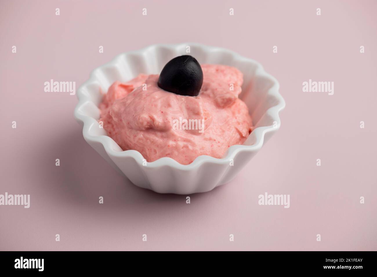 greek taramas spread on pink Stock Photo - Alamy