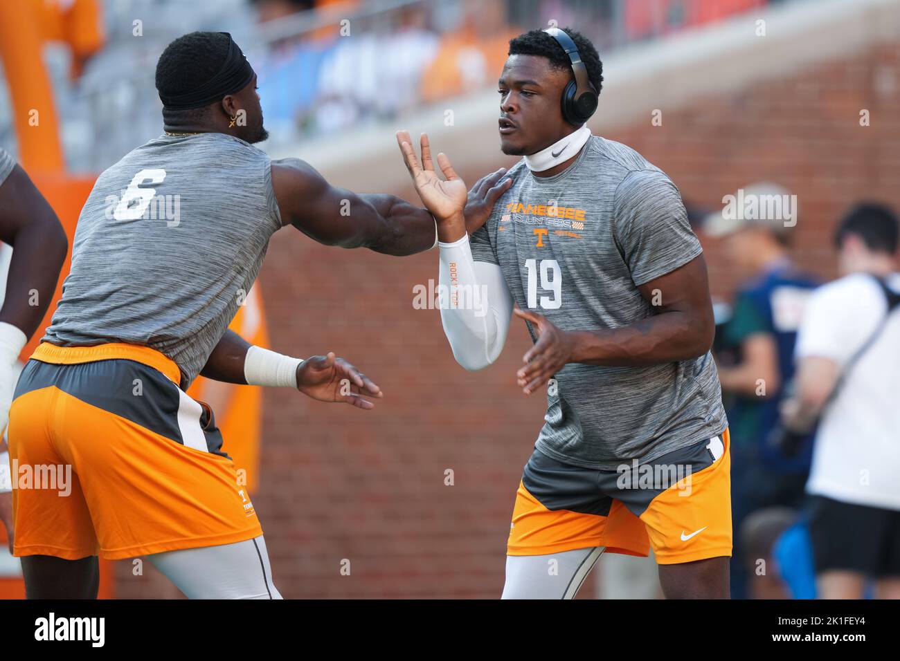 September 17, 2022: Joshua Josephs #19 and Byron Young #6 of the ...