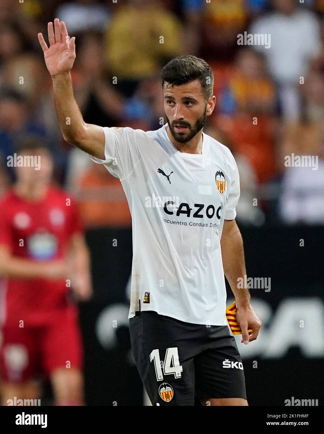 Jose Gaya of Valencia CF during the La Liga match between Valencia CF ...