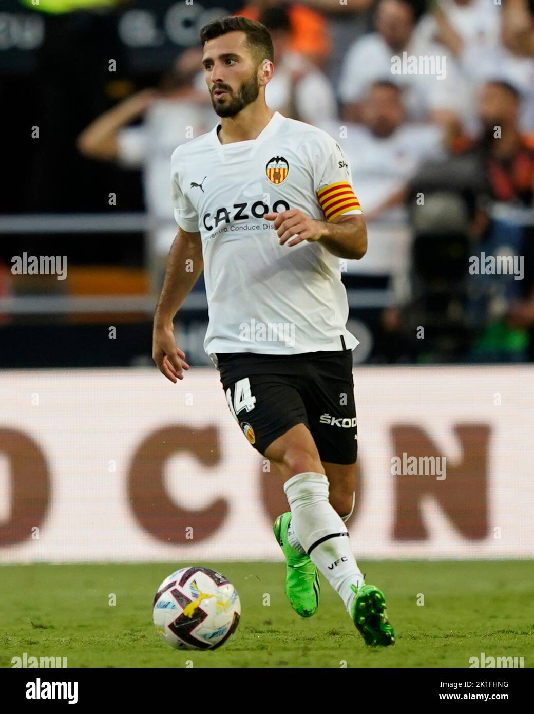 Jose Gaya of Valencia CF during the La Liga match between Valencia CF ...