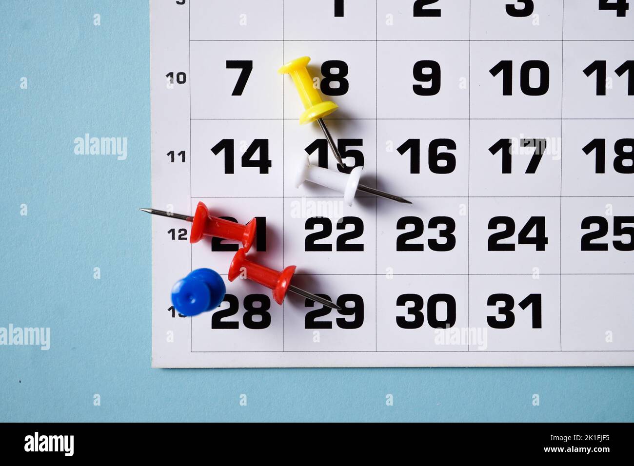 calendar to record appointments and events Stock Photo - Alamy