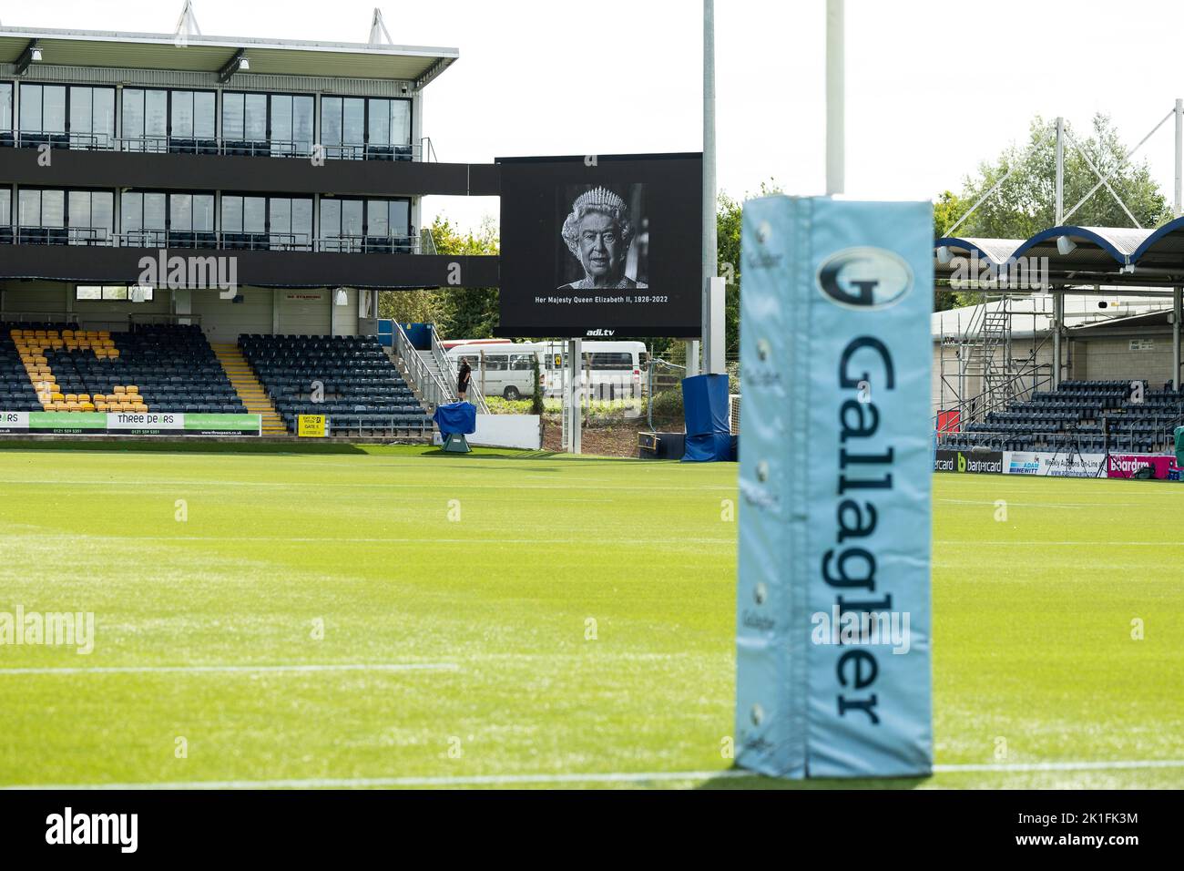 A general view of Sixways Stadium, home of Worcester Warriors, with the ...