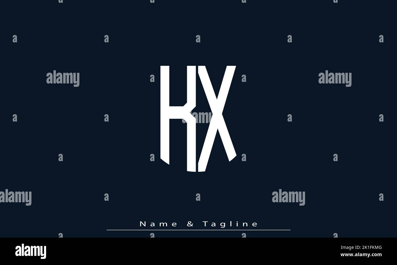 Alphabet letters Initials Monogram logo KX , XK Stock Vector Image ...