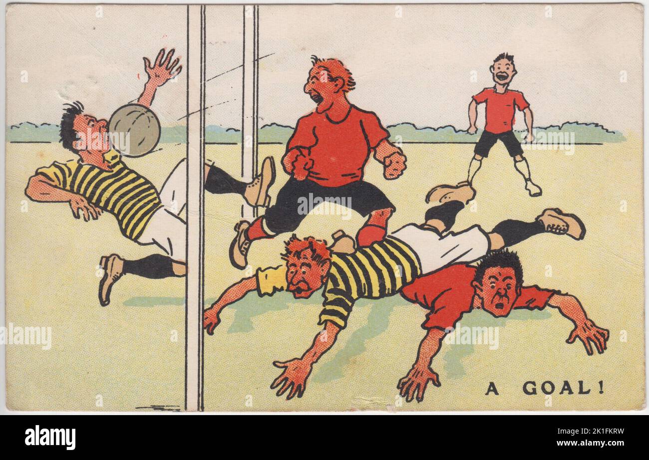 Football cartoon hi-res stock photography and images - Alamy