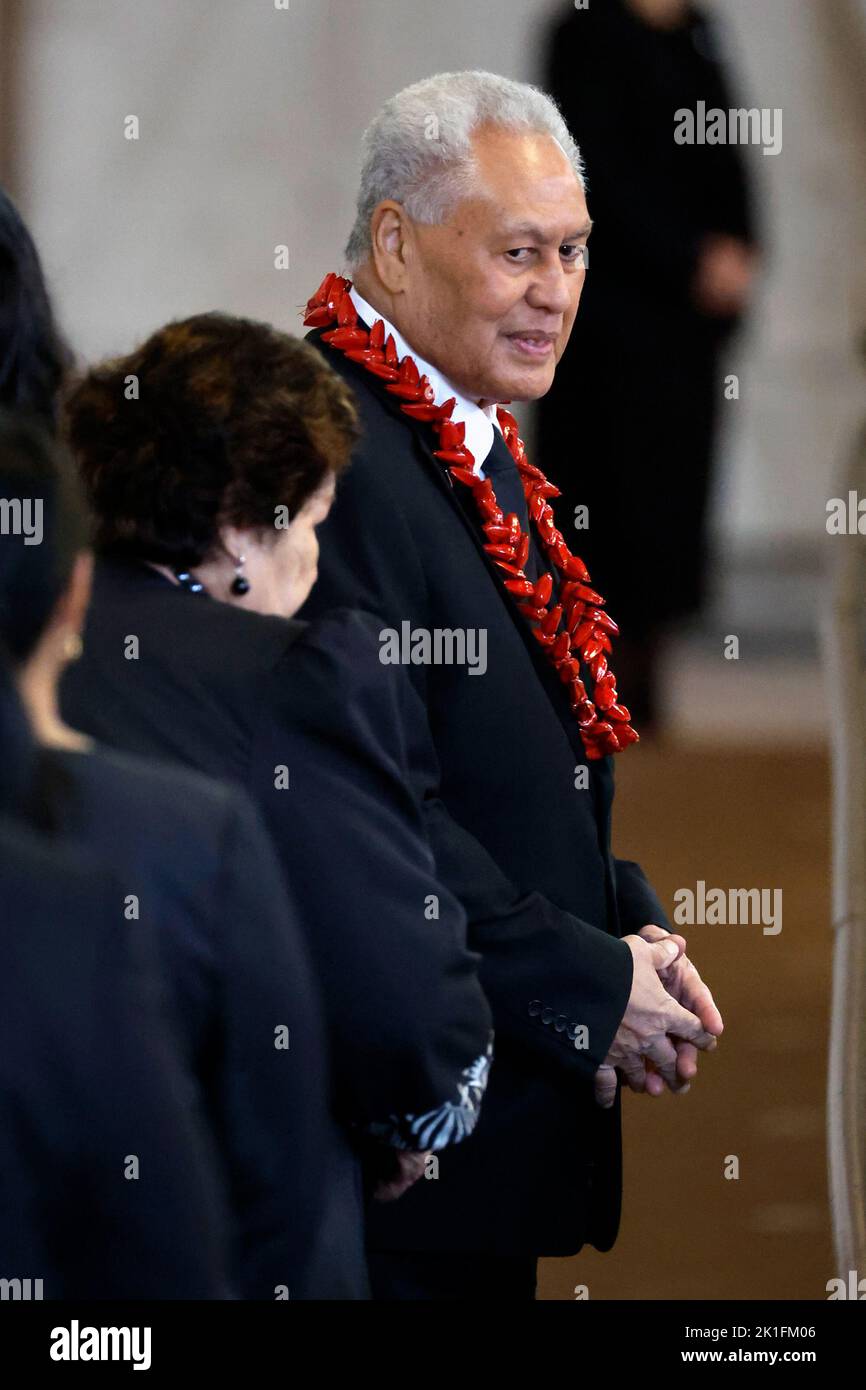 Head of State of the Independent State of Samoa, Tuimaleali'ifano Va ...