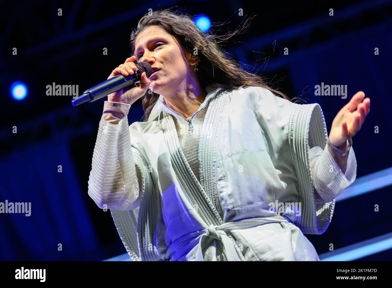 Pisa, Italy. 17th Sep, 2022. ELISA TOFFOLI performs in Piazza dei ...