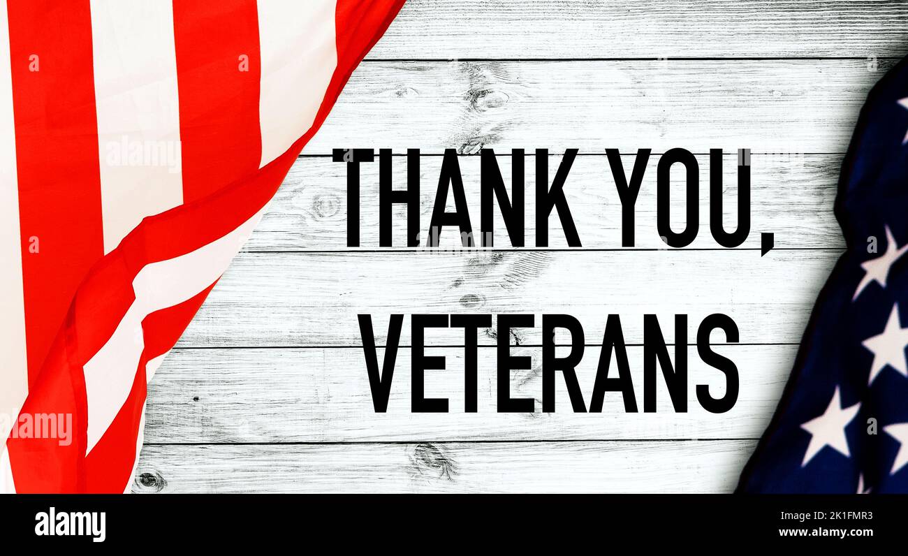 Thank you veterans banner hi-res stock photography and images - Alamy
