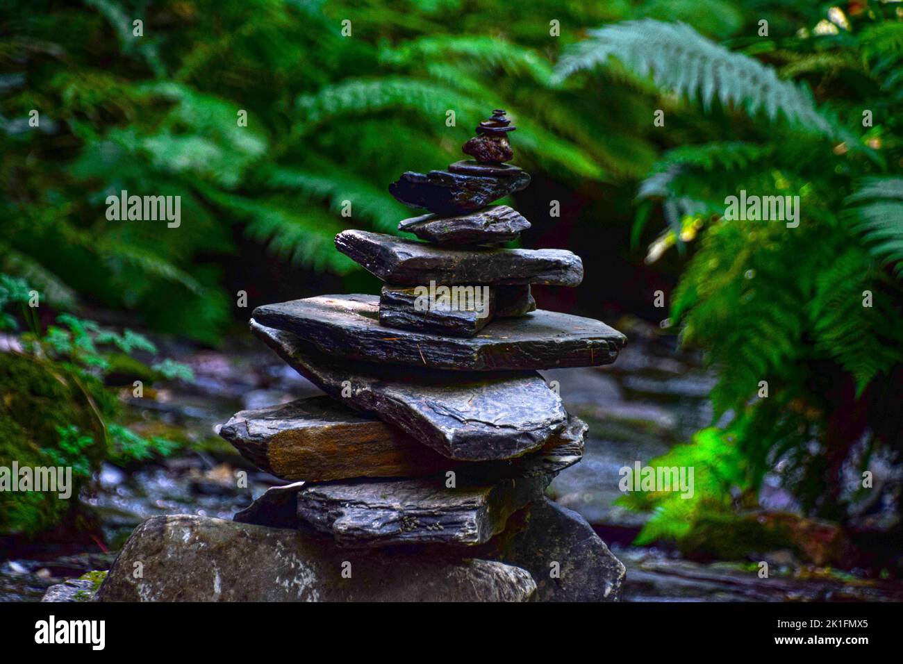 Meditation and healing in nature Stock Photo - Alamy