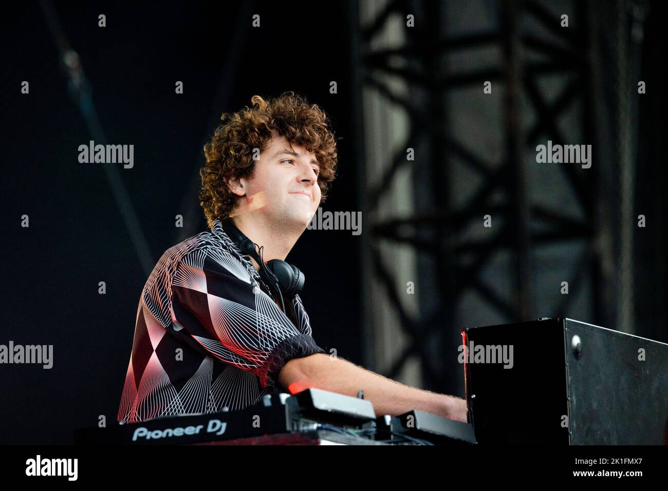 Paris France 27 August 2022 Jamie XX - dj set on stage - live at Rock ...