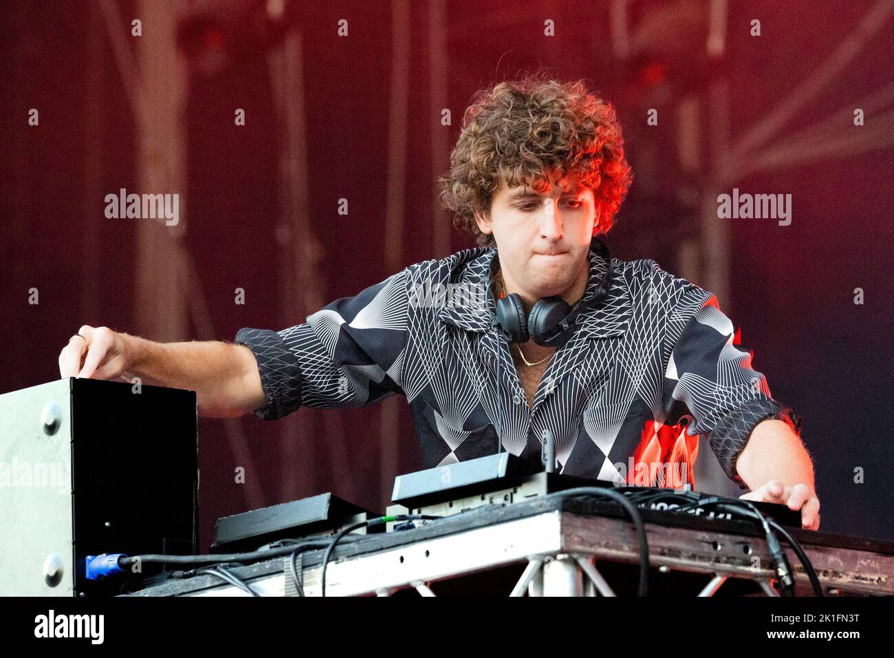 Paris France 27 August 2022 Jamie XX - dj set on stage - live at Rock ...