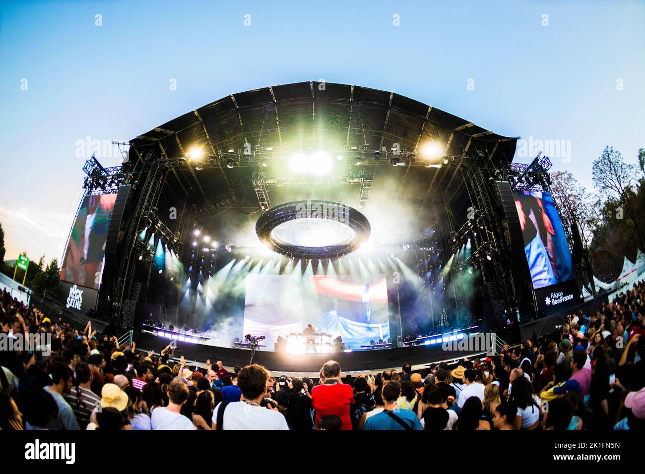 Paris France 27 August 2022 Jamie XX - dj set on stage - live at Rock ...