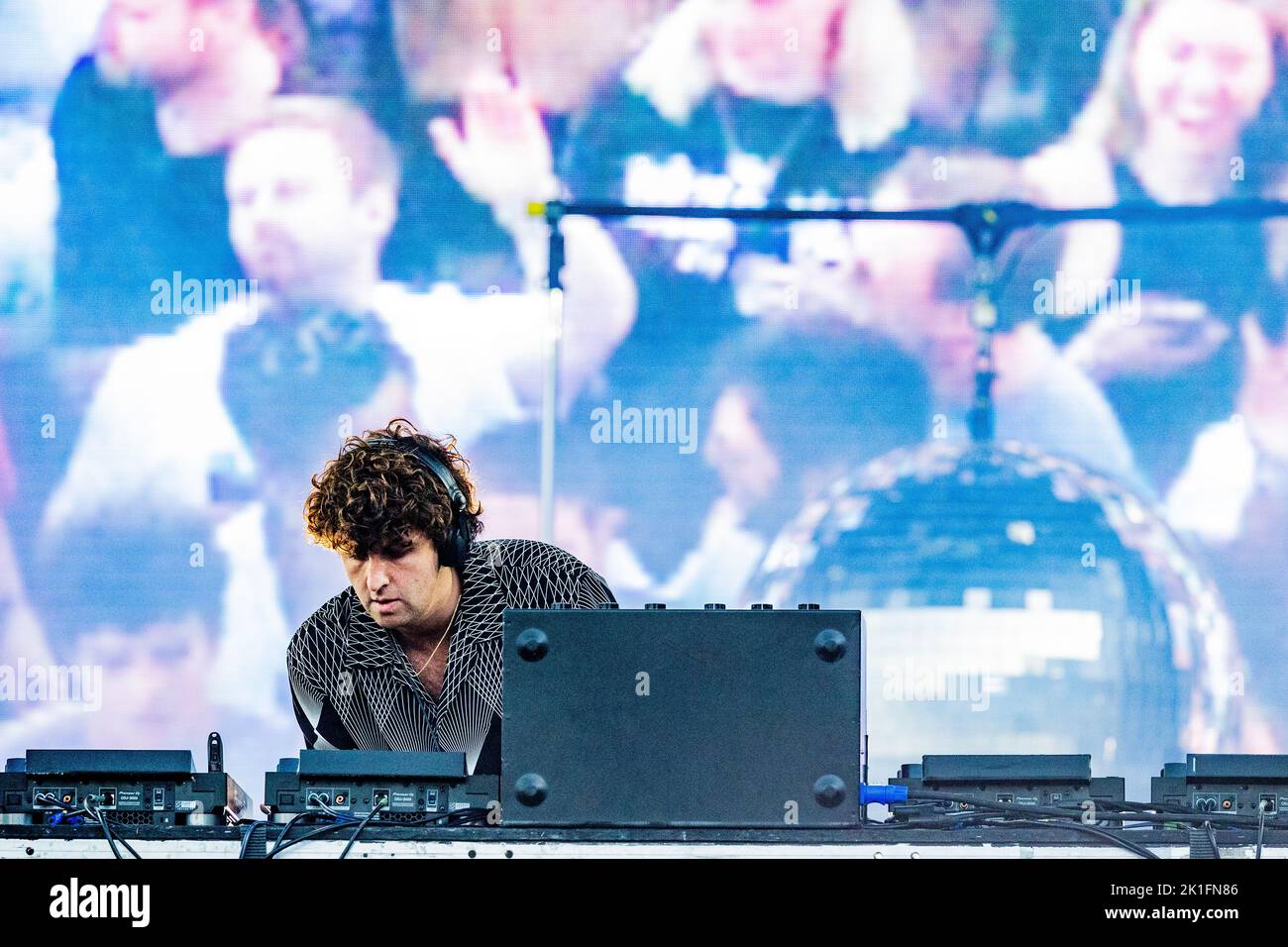 Paris France 27 August 2022 Jamie XX - dj set on stage - live at Rock ...