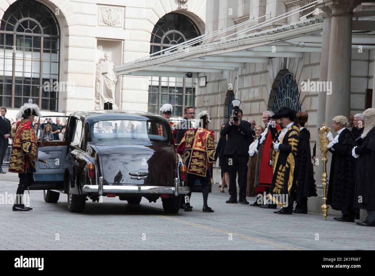 King's Charles II car in the City of London during his proclamation as ...