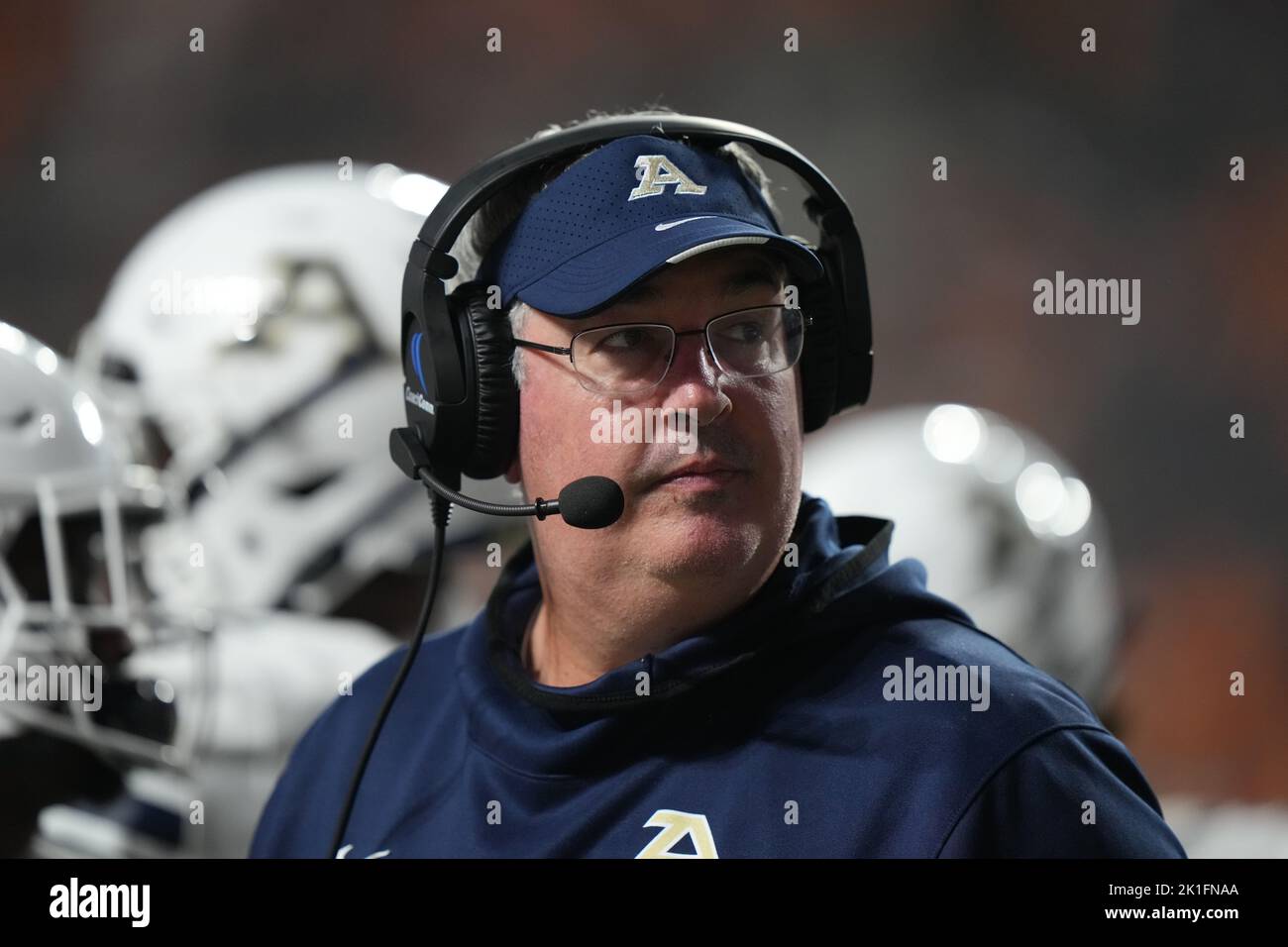 September 17, 2022: head coach Joe Moorhead of the Akron Zips during ...