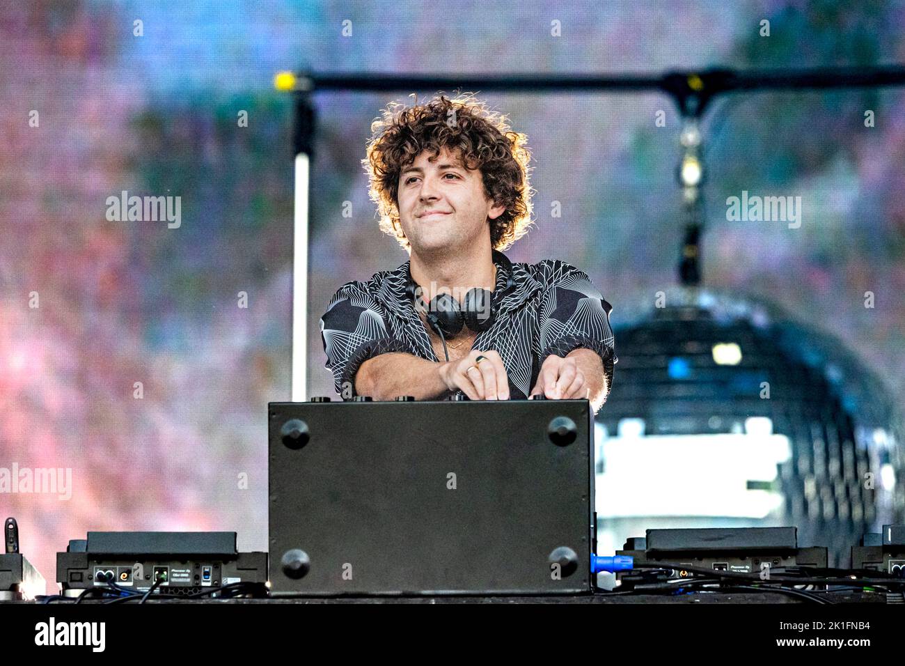 Paris France 27 August 2022 Jamie XX - dj set on stage - live at Rock ...