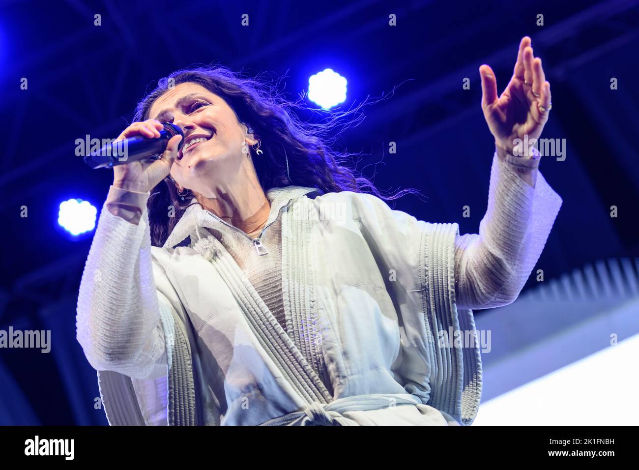Pisa, Italy. 17th Sep, 2022. ELISA TOFFOLI performs in Piazza dei ...