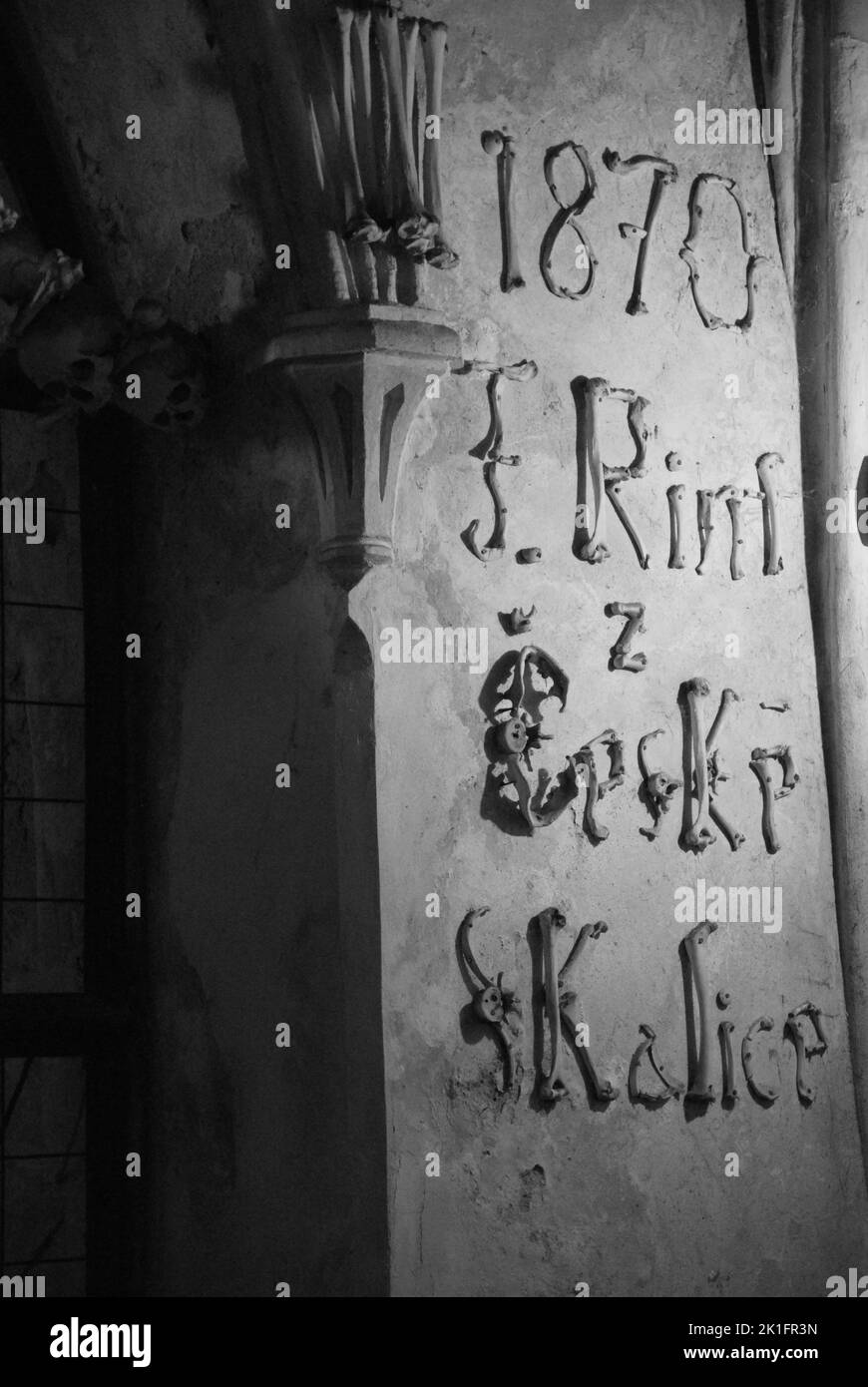 Czech lettering Black and White Stock Photos & Images - Alamy