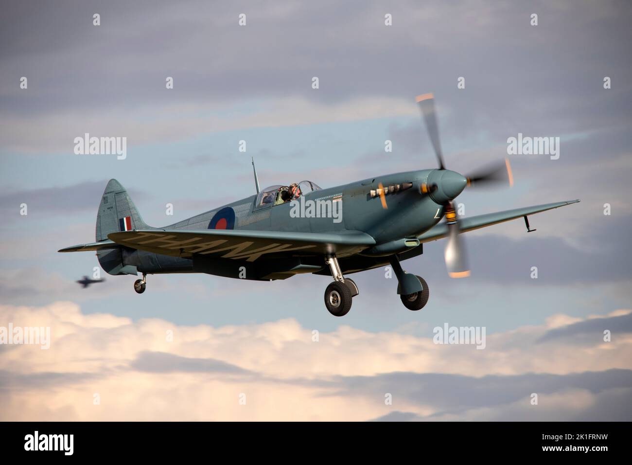 Supermarine Spitfire PR.XI (The NHS Spitfire) PL983 (G-PRXI) landing at ...