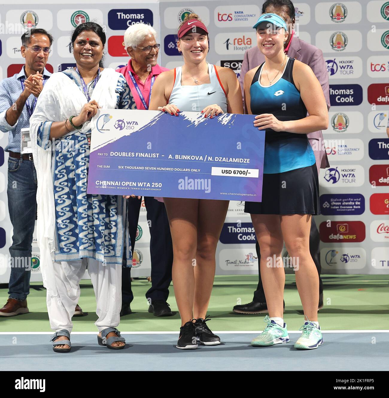 Chennai Open WTA 250 : Gabriela DABROWSKI CAN Luisa STEFANI BRA vs Anna ...