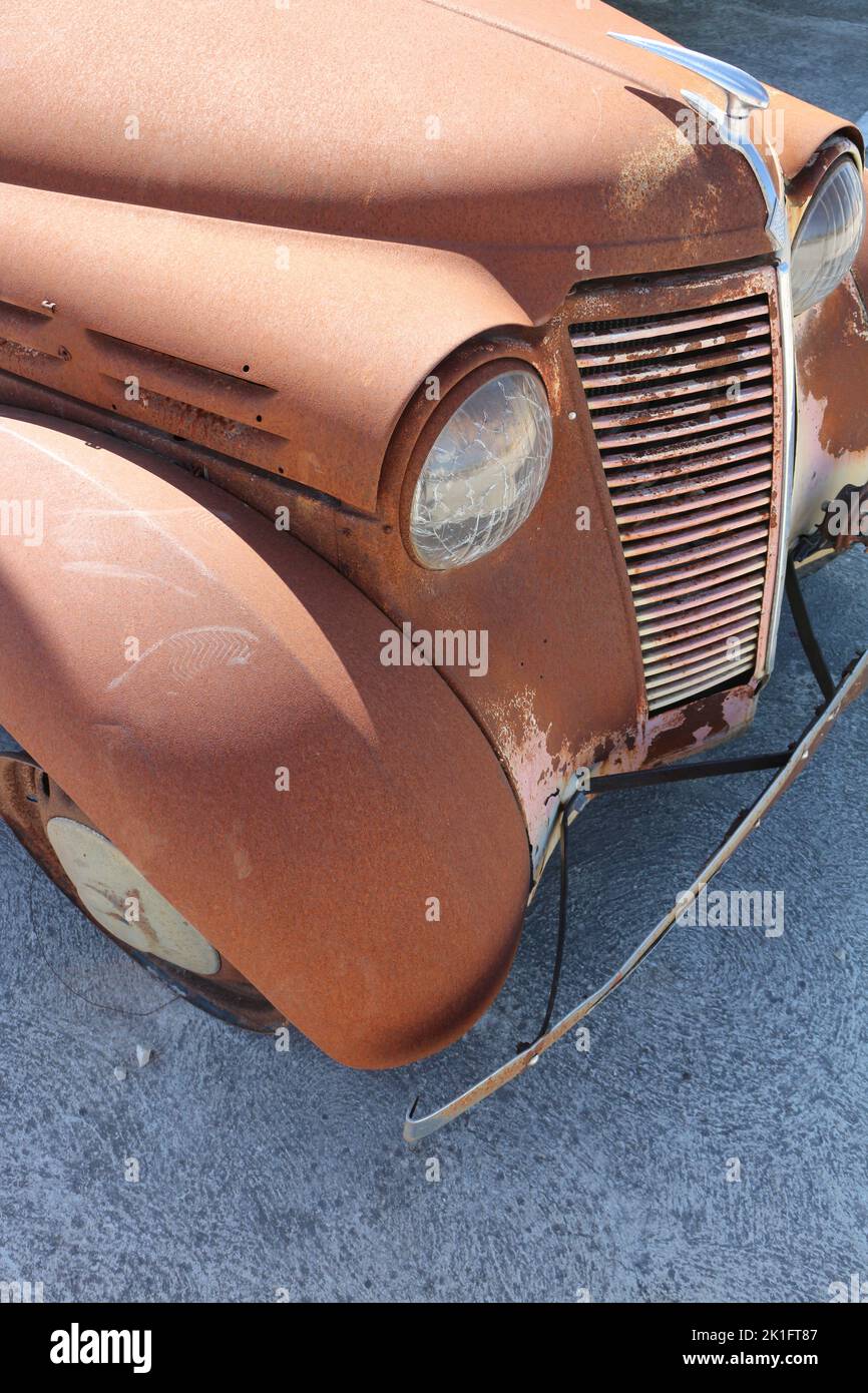 Rusted JUVA 4 van Stock Photo - Alamy