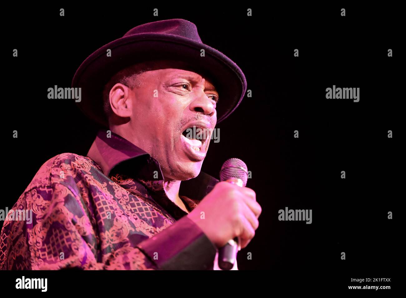 Alexander O'Neal performs live stage during The Giants Of Soul Tour at ...