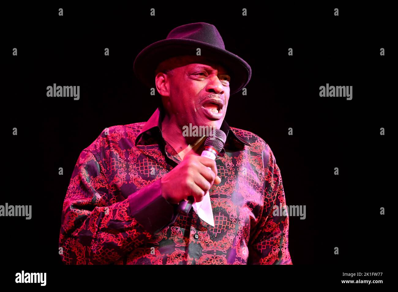 Alexander O'Neal performs live stage during The Giants Of Soul Tour at ...