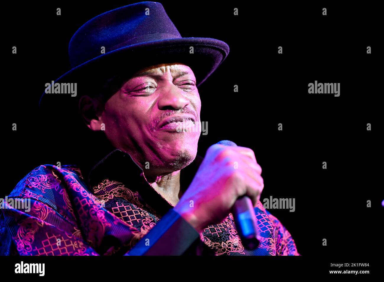Alexander O'Neal performs live stage during The Giants Of Soul Tour at ...