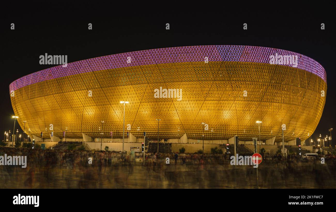 Doha,Qatar- September 09,2022:Lusail Iconic Stadium or Lusail Stadium ...