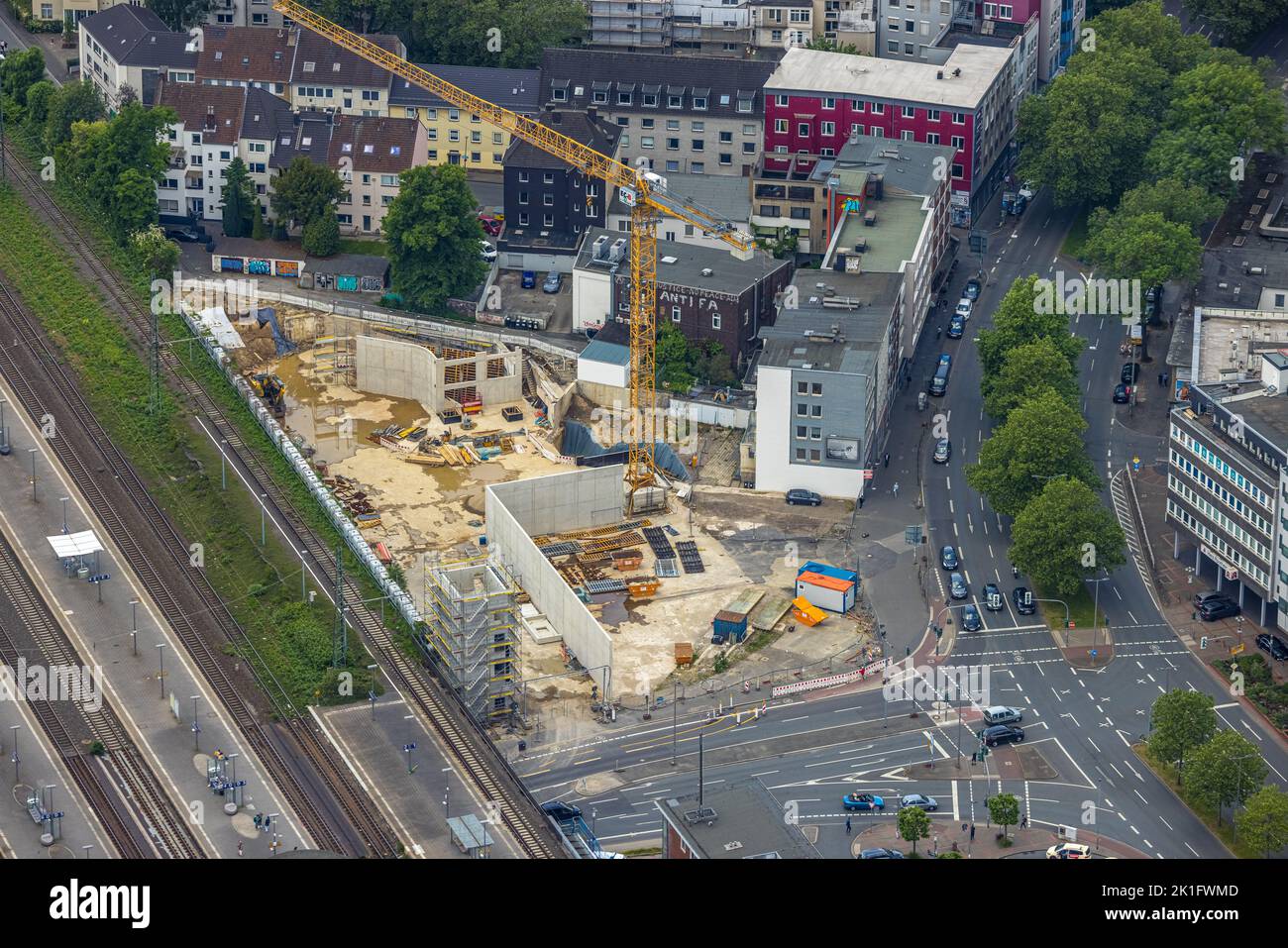Construction site and new building p7 parking garage at sudring hi-res stock photography and ...