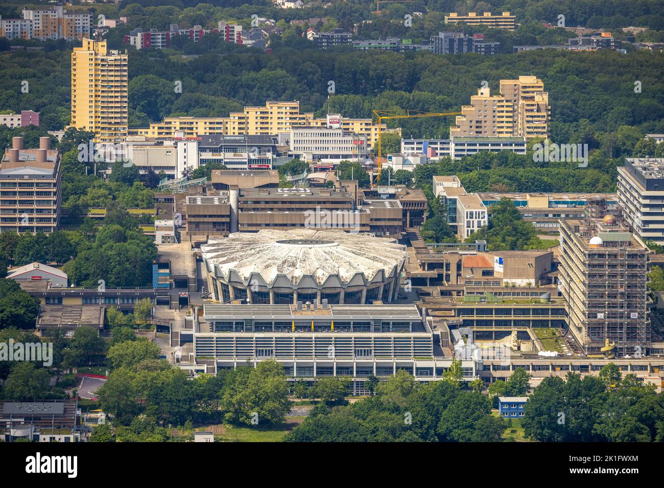 Uni center and skyline of bochum hi-res stock photography and images ...