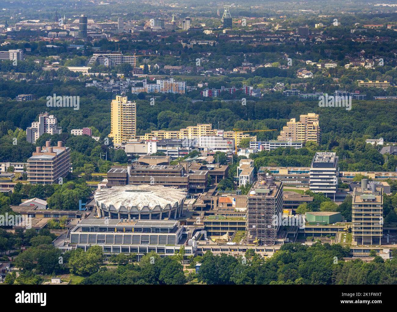 Uni center and skyline of bochum hi-res stock photography and images ...