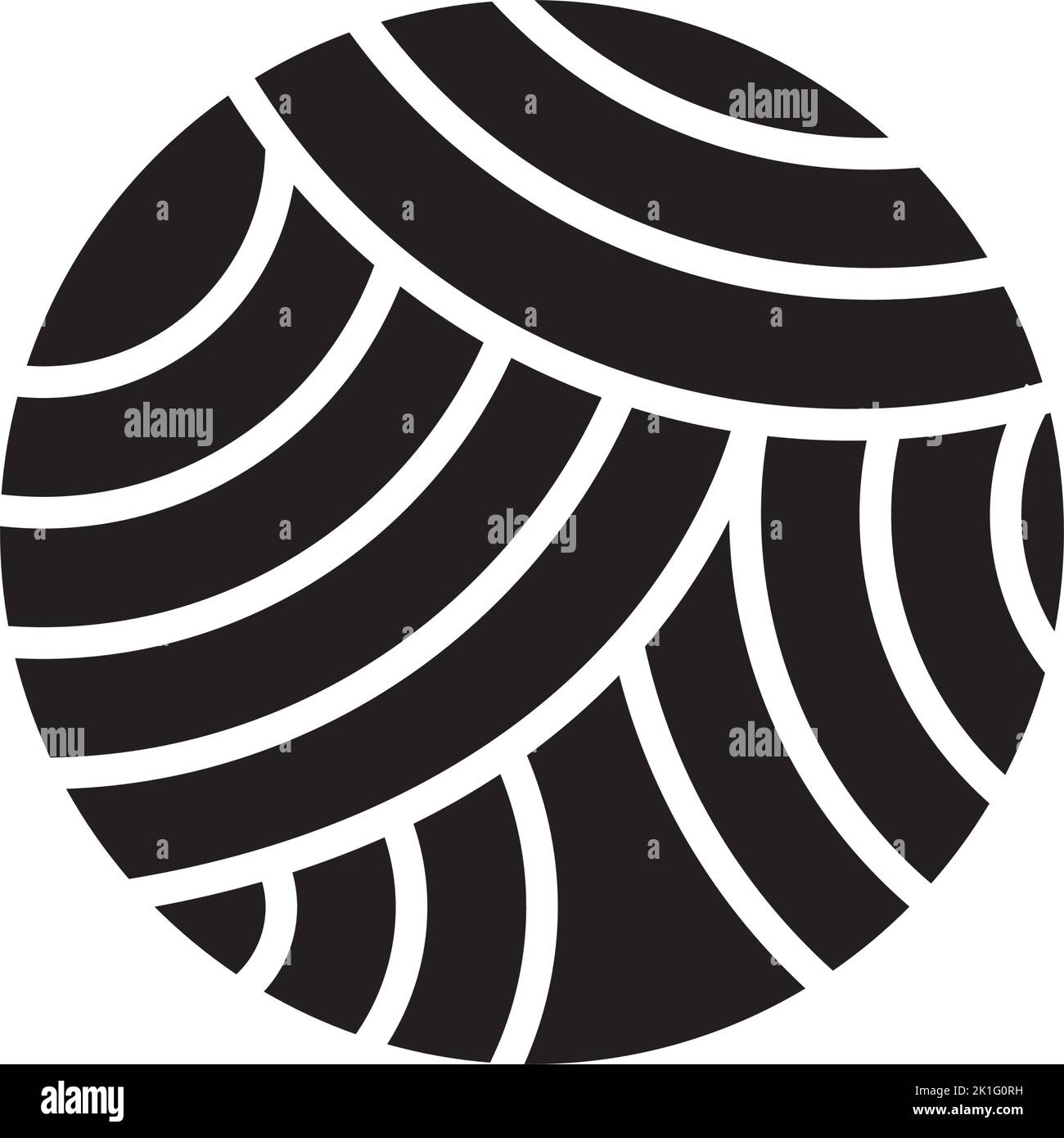 Yarn Ball Vector icon design illustration Template Stock Vector Image ...