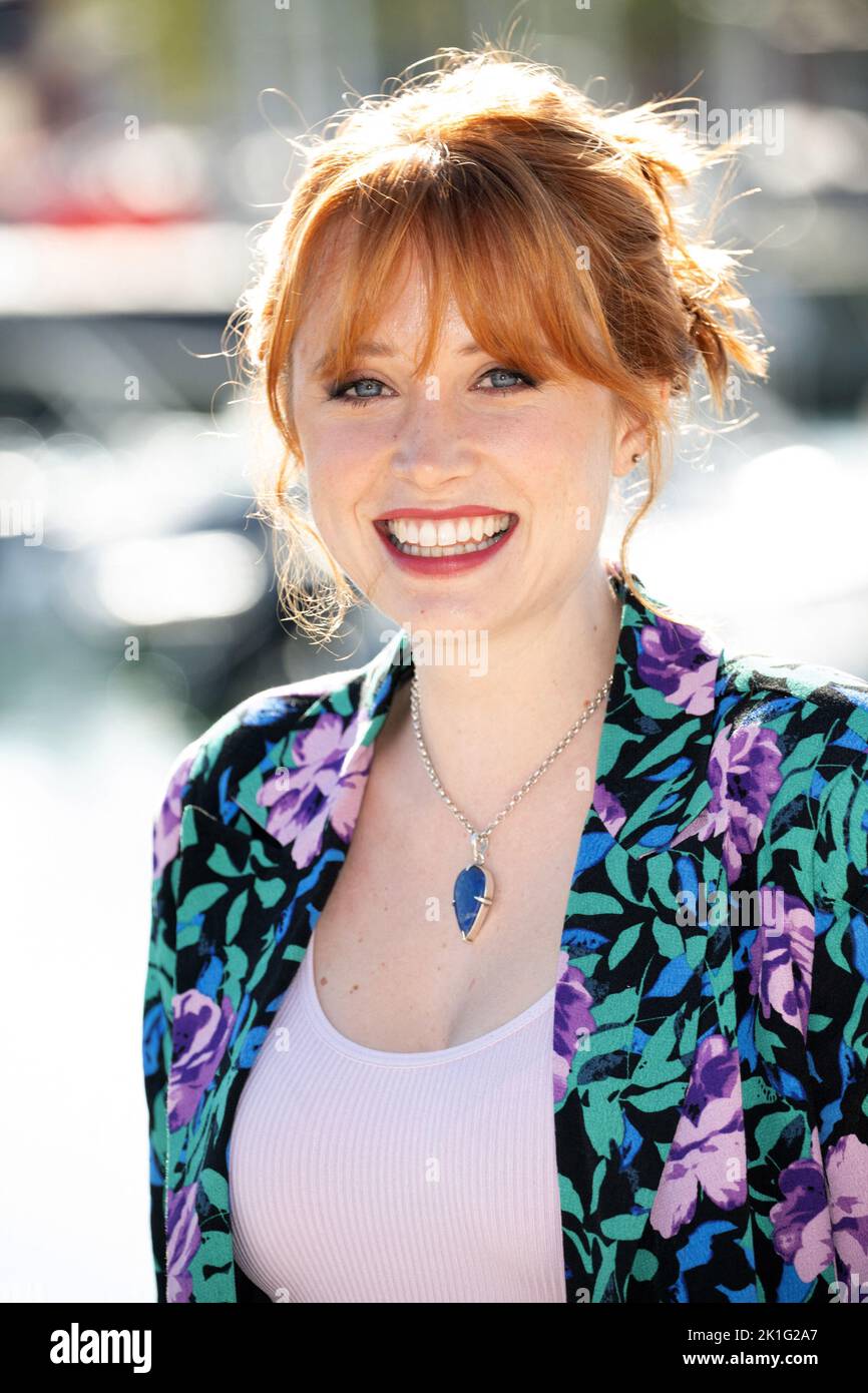 Claire Romain attends the Ici tout commence photocall during the La ...