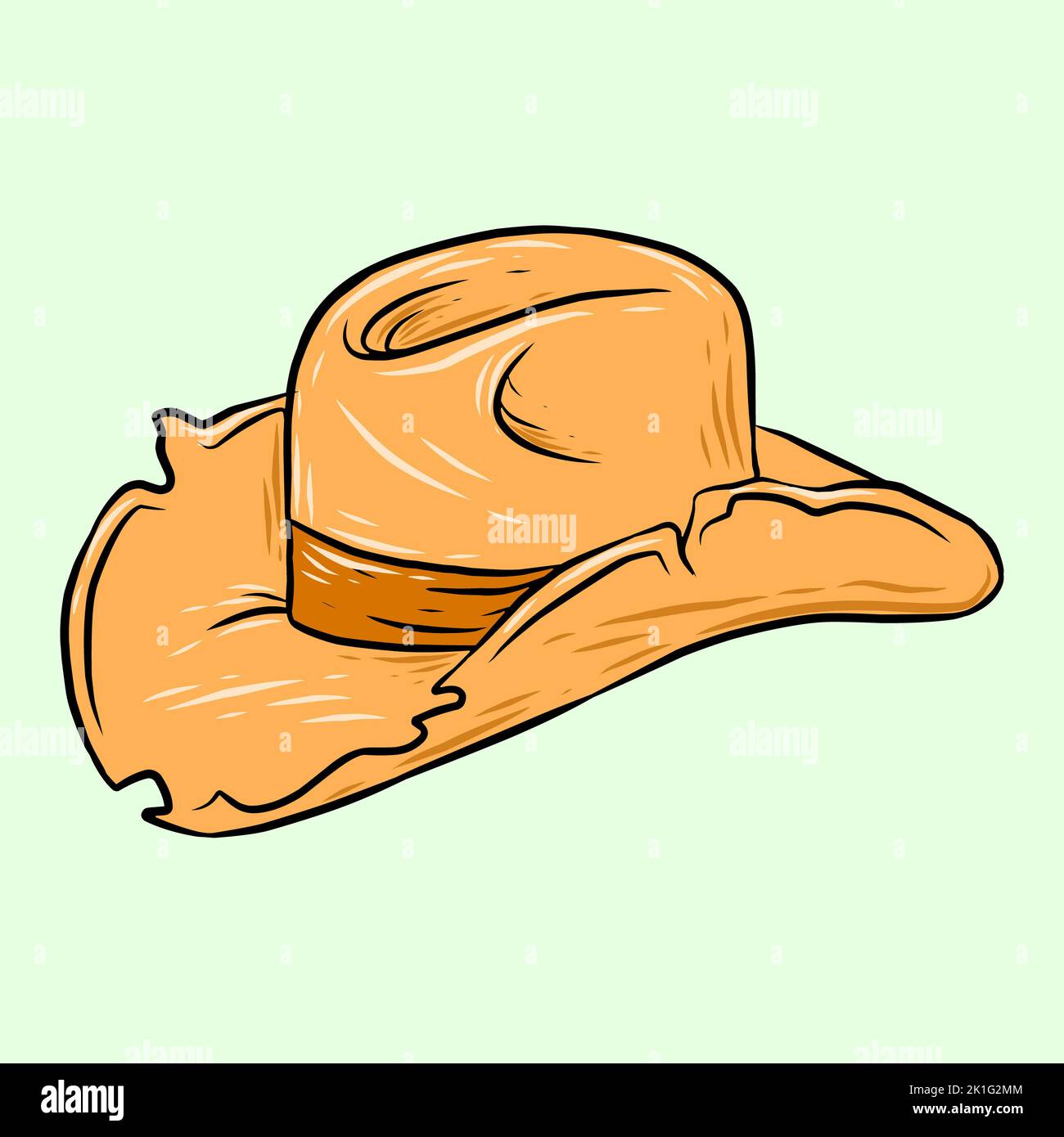 Cowboy icons. Western Style Cowboy Hat Icon Vector Template Flat Design Illustration Design ...