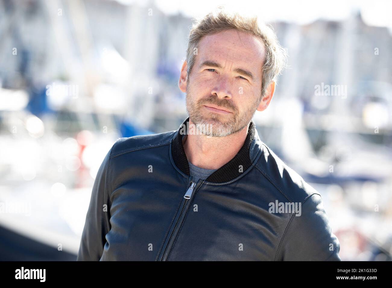 Alexis Loret attends La vie devant photocall during the La Rochelle ...