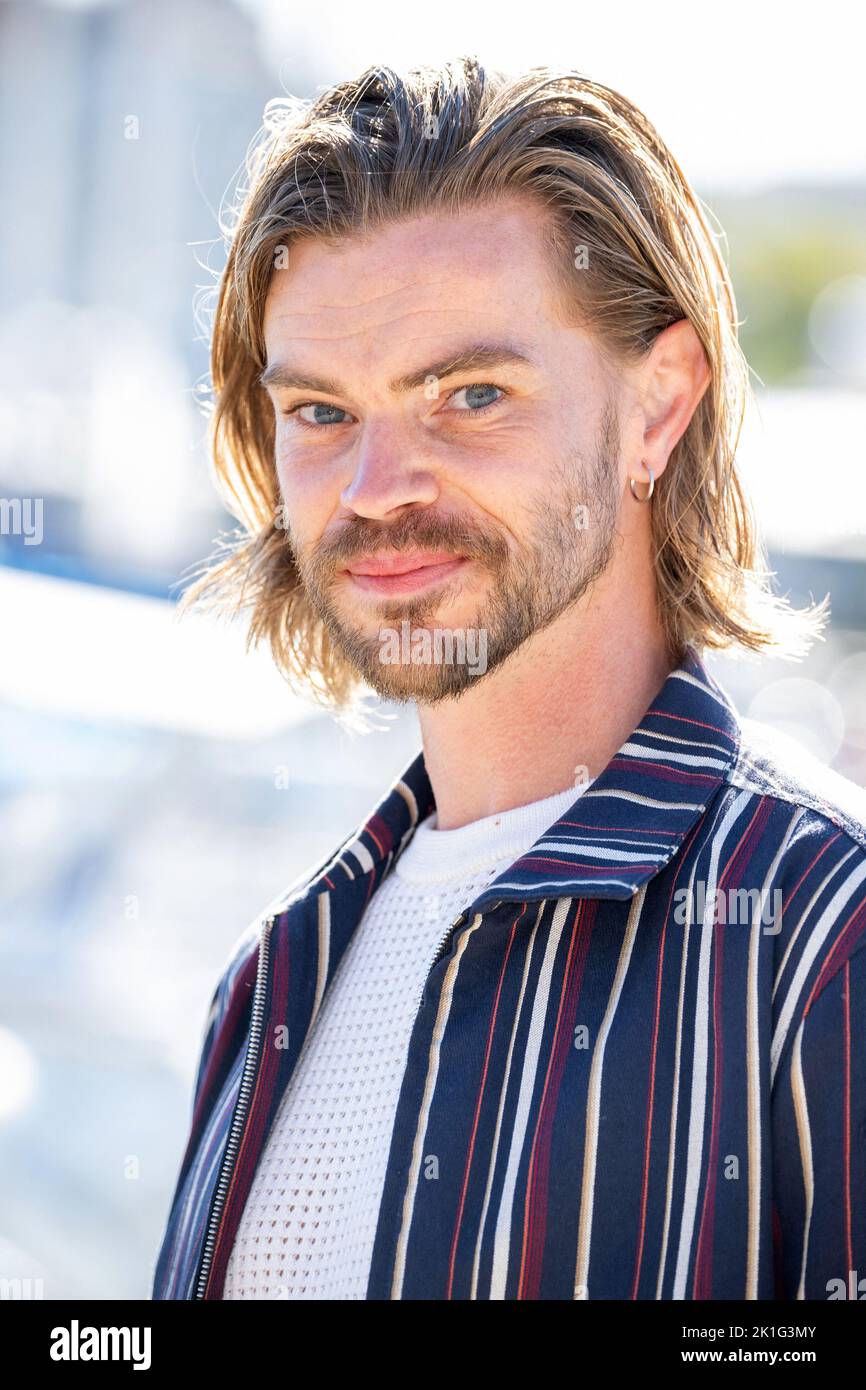Mathieu Lourdel attends the La derniere colonie photocall during the La ...