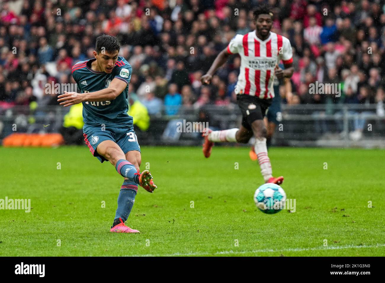 Eindhoven - Ezequiel Bullaude of Feyenoord during the match between PSV ...
