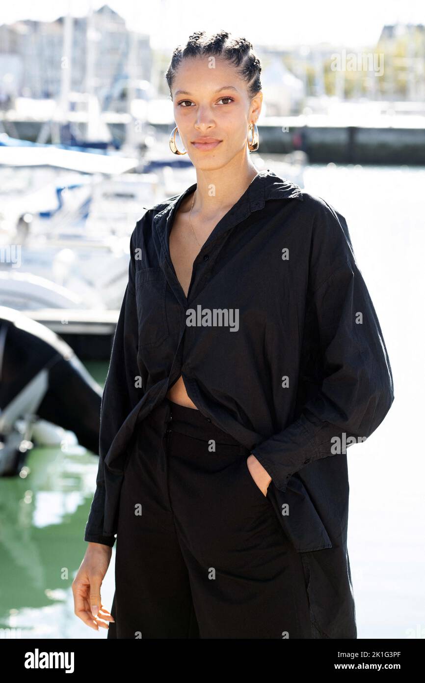 Angele Mac attends the La derniere colonie photocall during the La ...