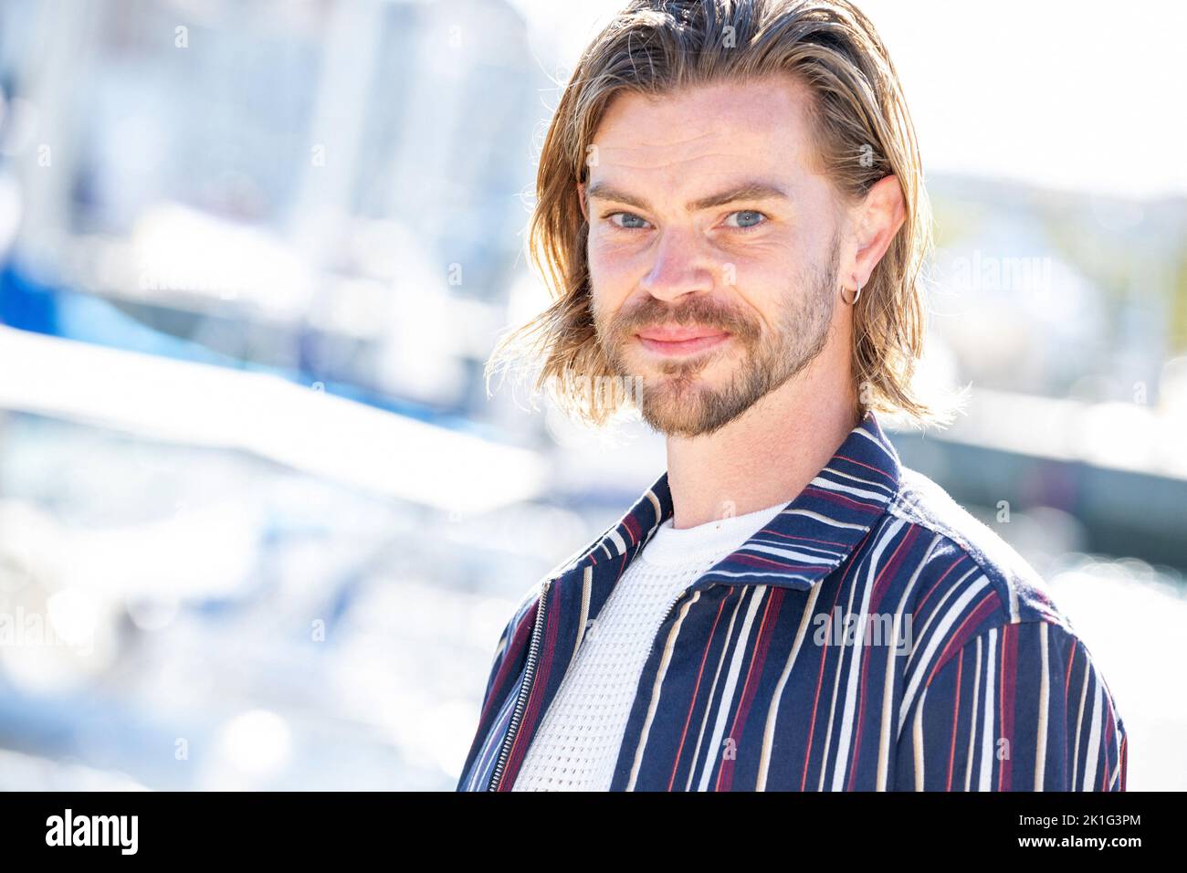 Mathieu Lourdel attends the La derniere colonie photocall during the La ...