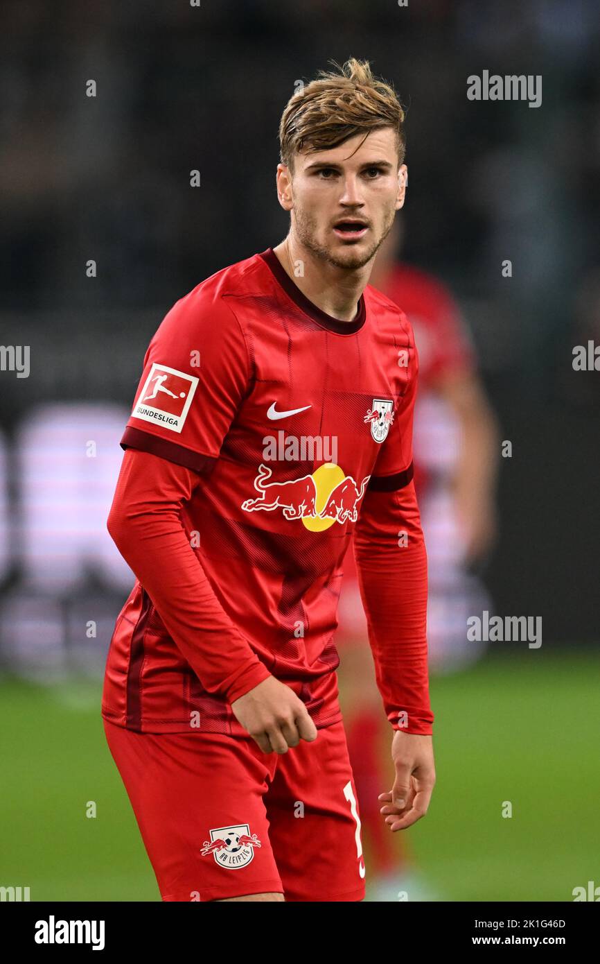 MONCHENGLADBACH - Timo Werner of RB Leipzig during the German ...