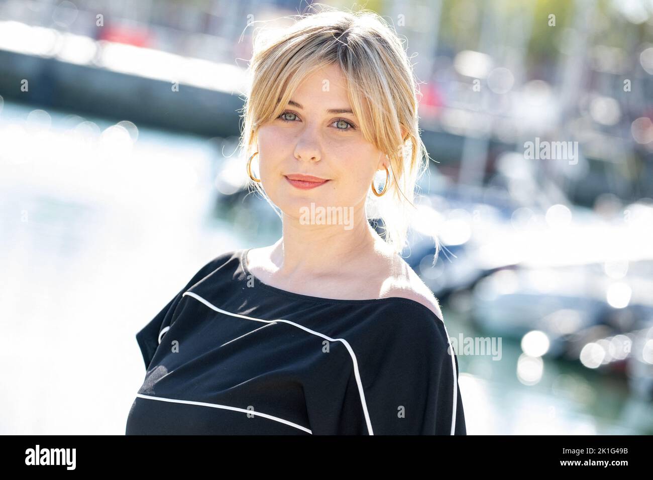 Roxane Bret attends the L'attaque des dechets photocall during the La ...