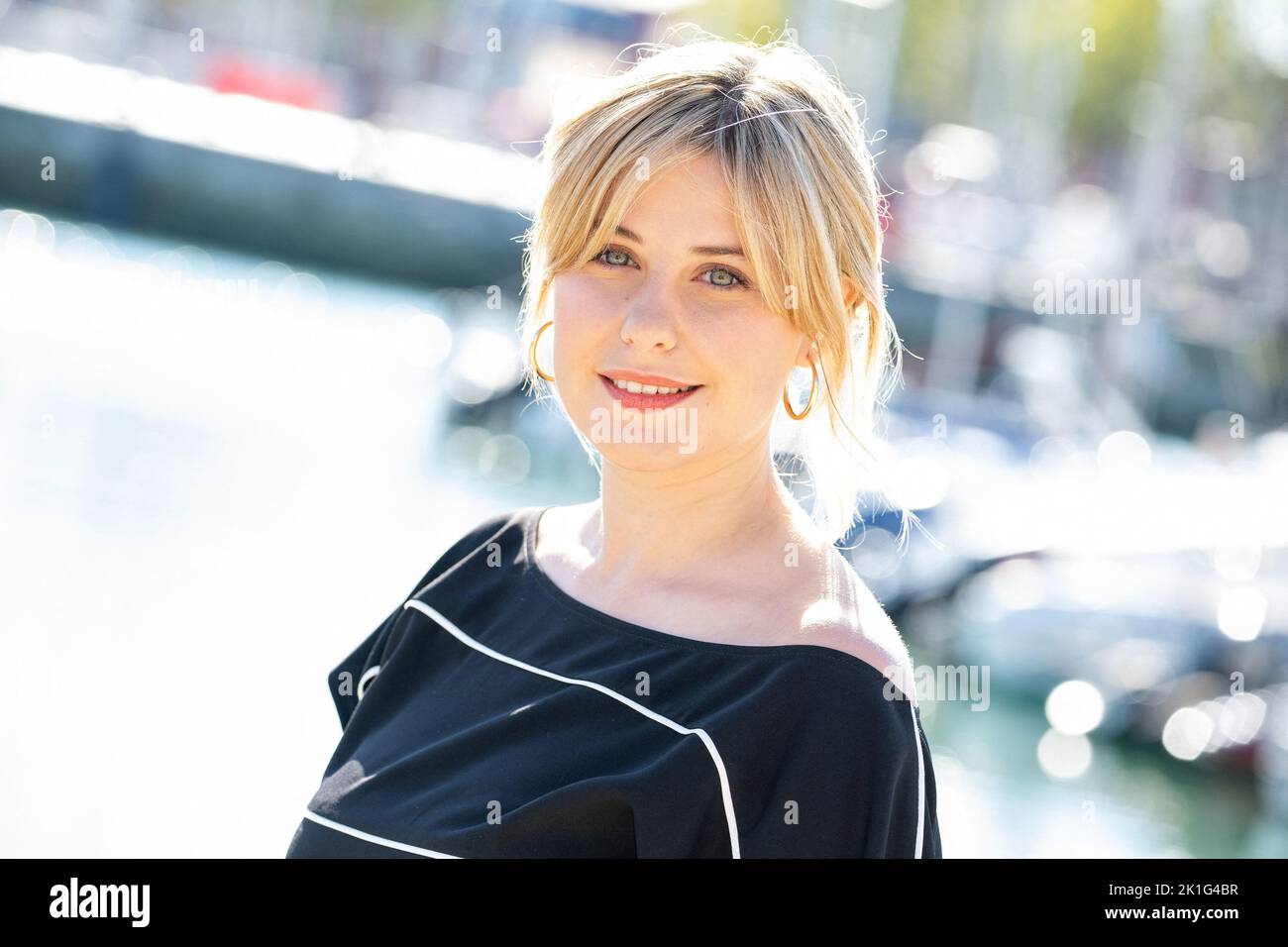 Roxane Bret attends the L'attaque des dechets photocall during the La ...