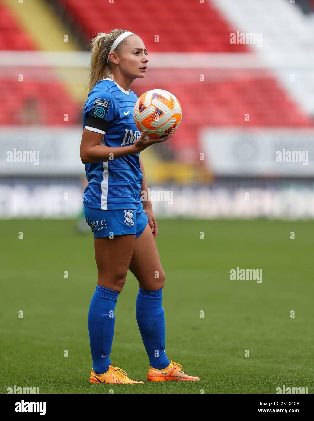 Charlton, UK. 18th Sep, 2022. Charlie Estcourt #18 of Birmingham City ...