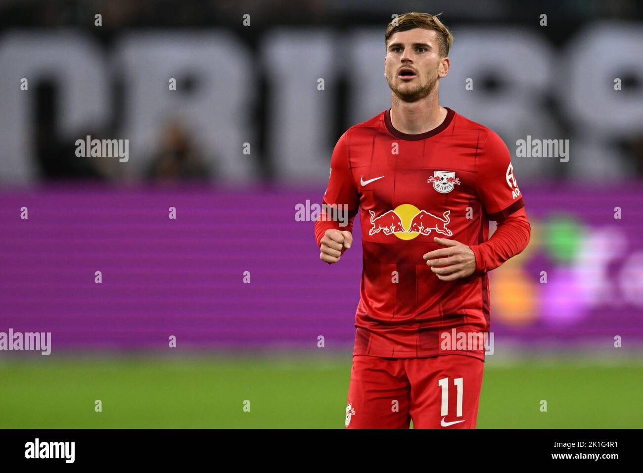 MONCHENGLADBACH - Timo Werner of RB Leipzig during the German ...