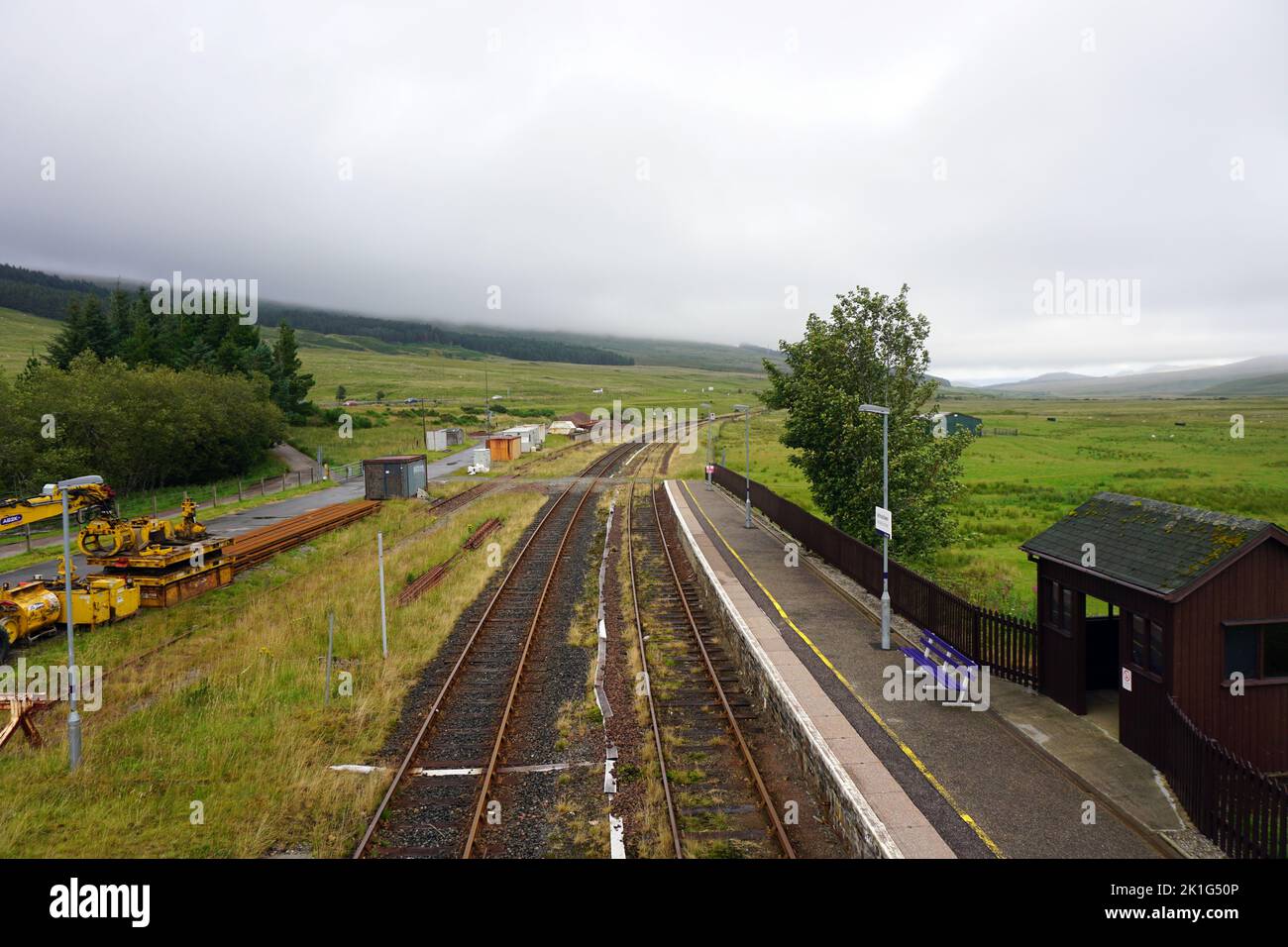 Achnasheen Rail Station. Scotland, United Kingdom Stock Photo - Alamy