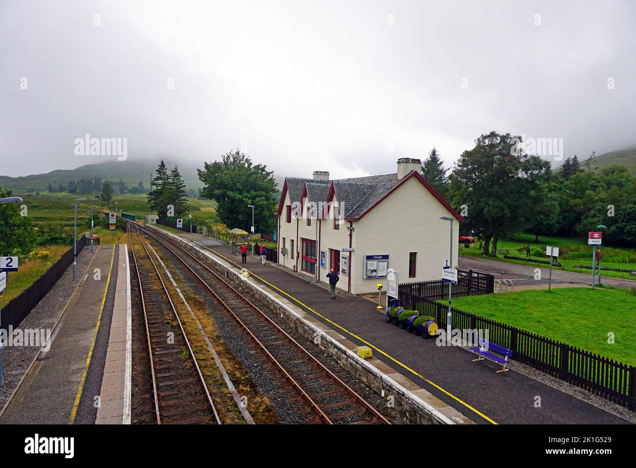 Achnasheen Rail Station. Scotland, United Kingdom Stock Photo - Alamy