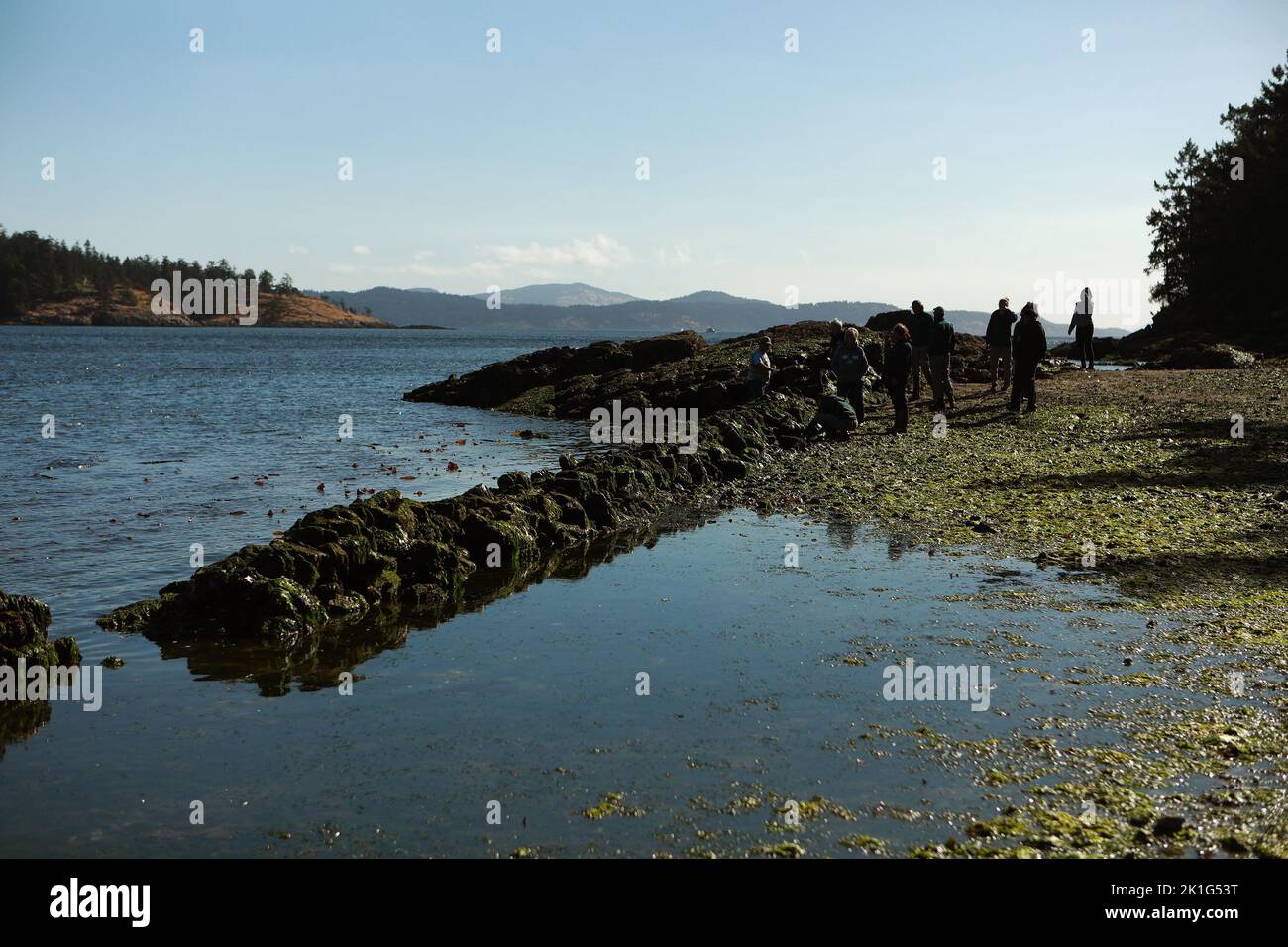 A group from Parks Canada and First Nations along with others tour the ...
