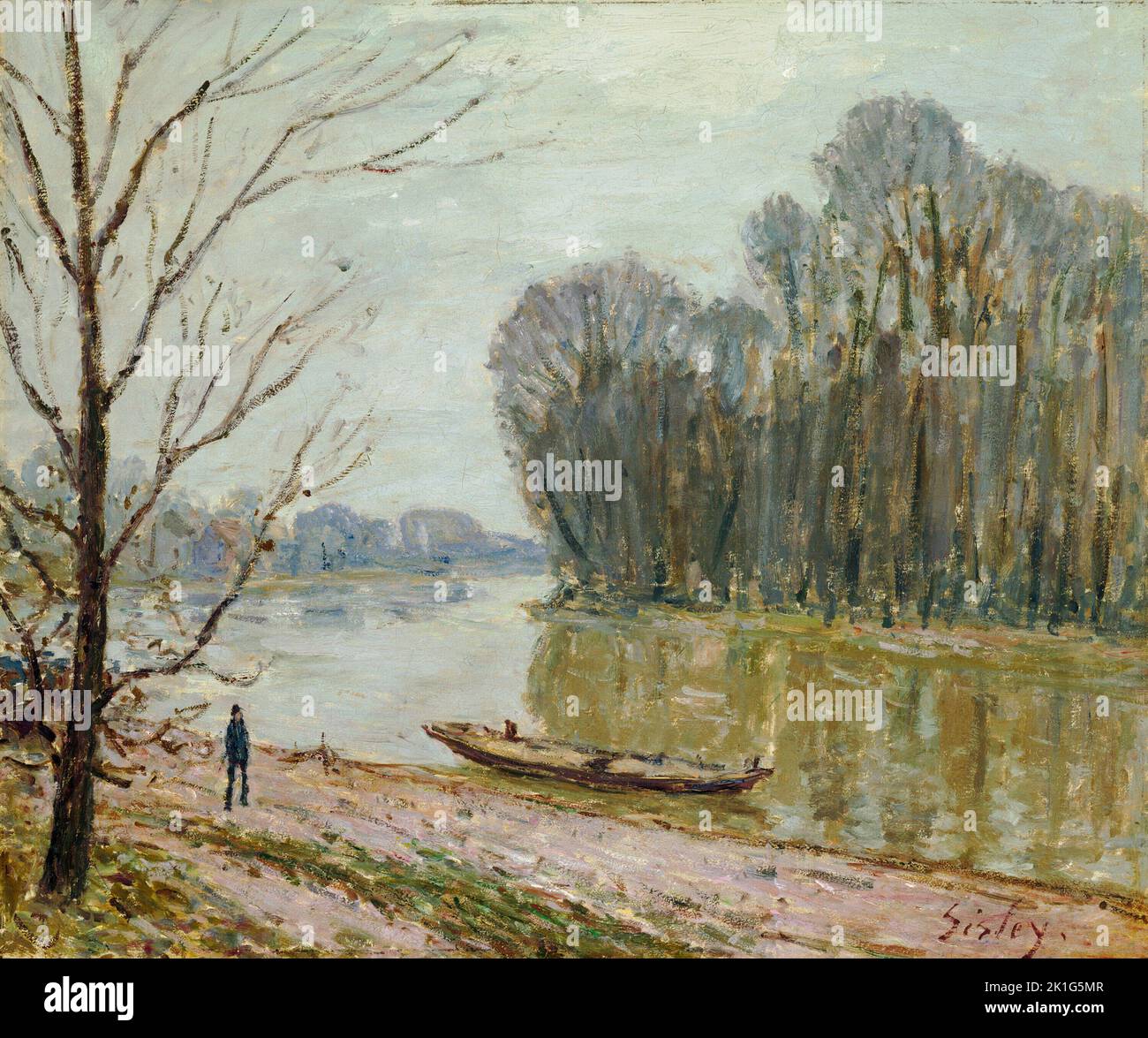 The Loire. Alfred Sisley. 1896 Stock Photo - Alamy