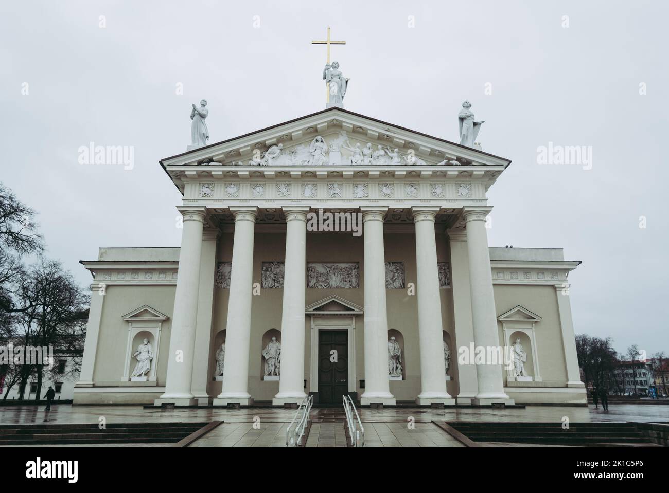 The Cathedral Basilica of St Stanislaus and St Ladislaus of Vilnius on ...